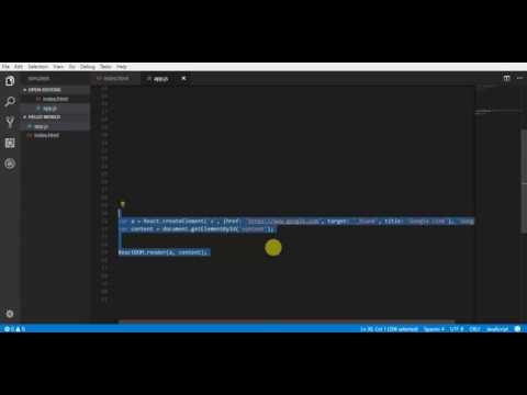 React JS In Urdu ~ Hello World (Part 3 of 3) Video Lecture - Learn React JS: Fundamentals for ...
