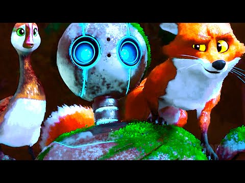 Wild Animals VS Robots | The Wild Robot Full Final Fight ???? 4K