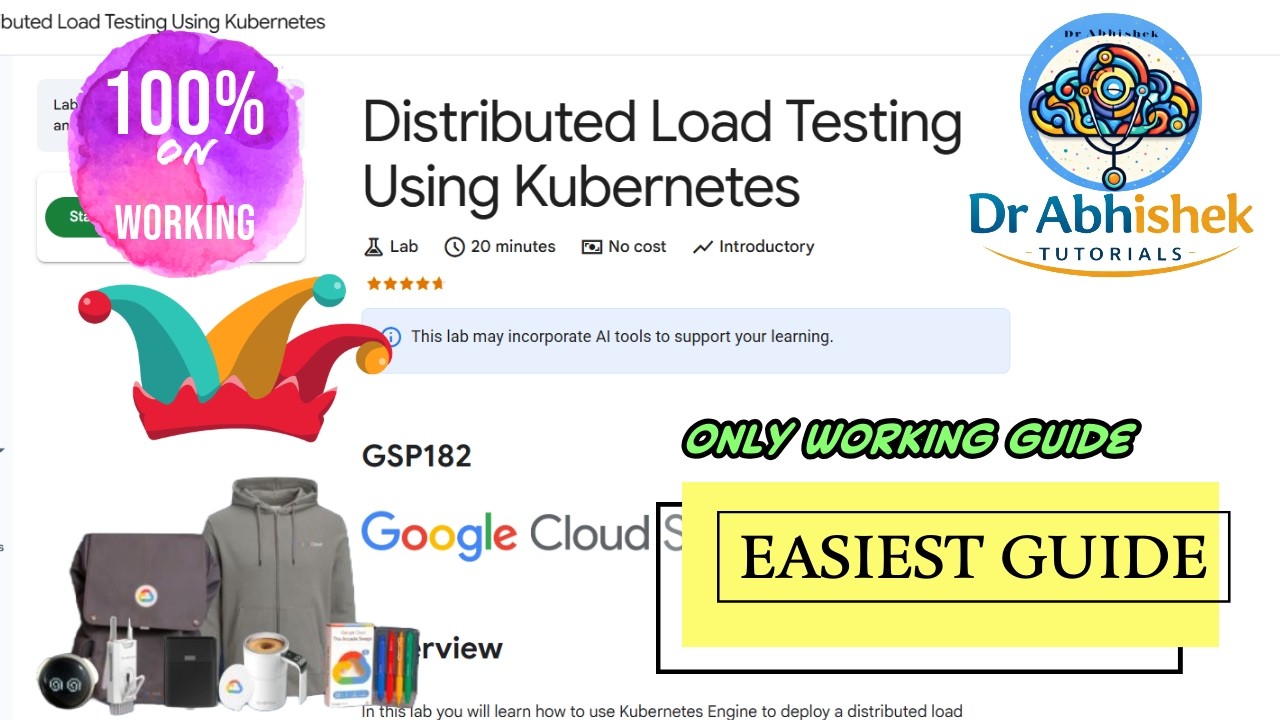 Distributed Load Testing Using Kubernetes #GSP182 #qwiklabsarcade2026