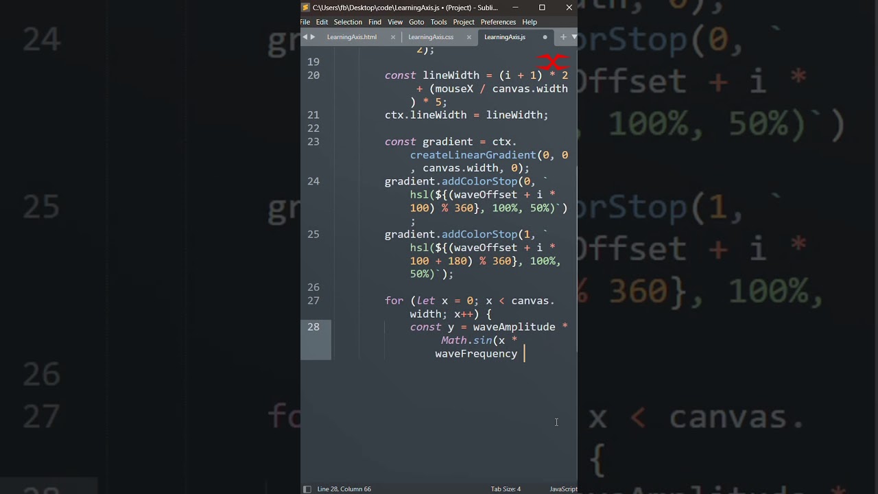 Dynamic Waves Animation | HTML CSS JavaScript