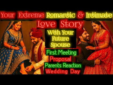 Your Love story with future spouse First meeting, proposal, marriage Tarot reading Hindi Pick A Card