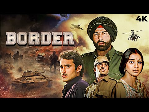 Sunny Deol BLOCKBUSTER ACTION Hindi Movie 4K BORDER | Akshaye Khanna, Suniel Shetty, Tabu