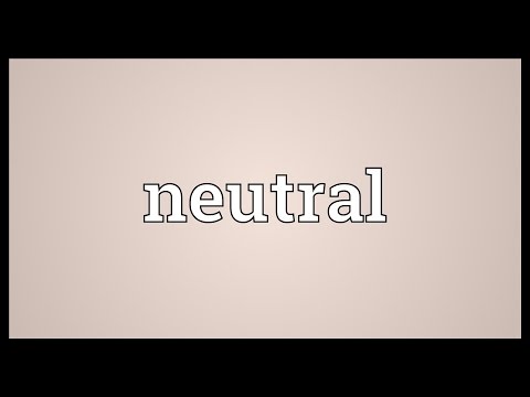 Neutral Meaning