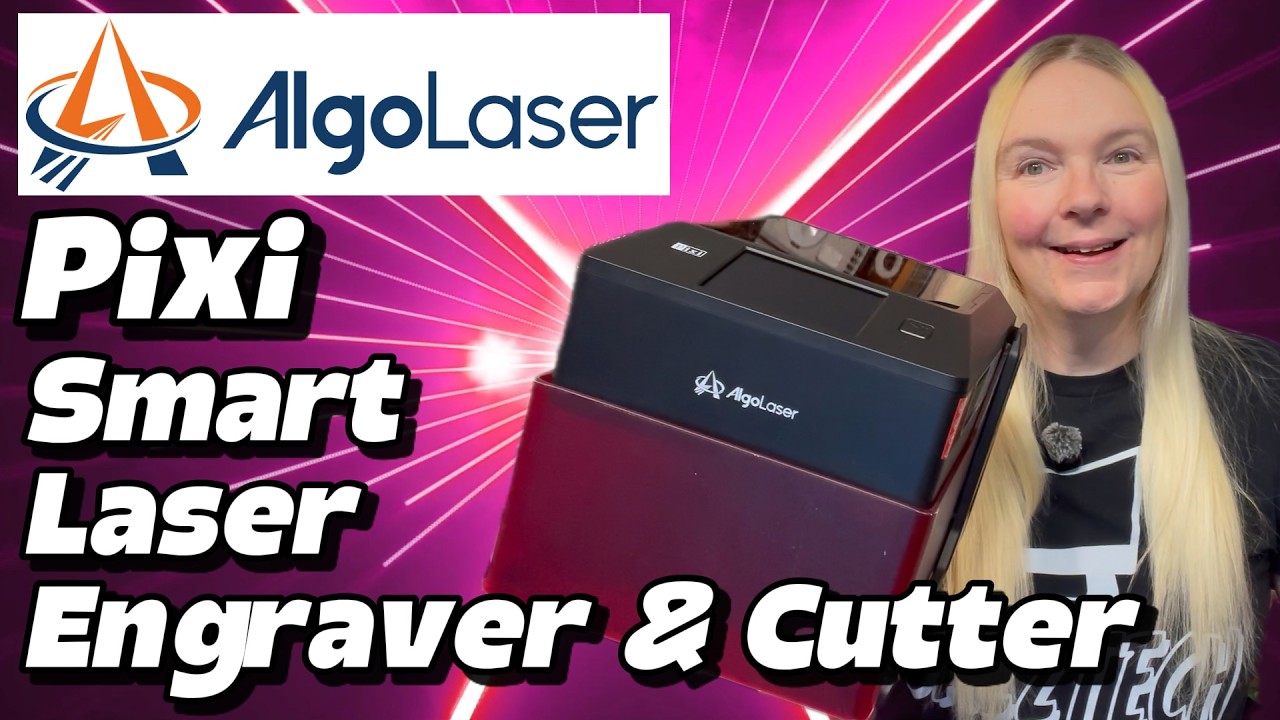 AlgoLaser Pixi Smart Desktop Laser Engraver - Super Easy To Use For Cutting & Engraving!