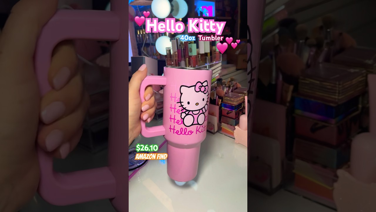 Hello Kitty 40oz tumbler: Amazon Find! #amazonfinds #hellokitty