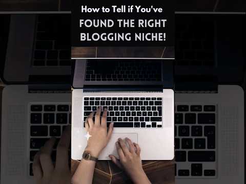 The Right Blogging Niche!