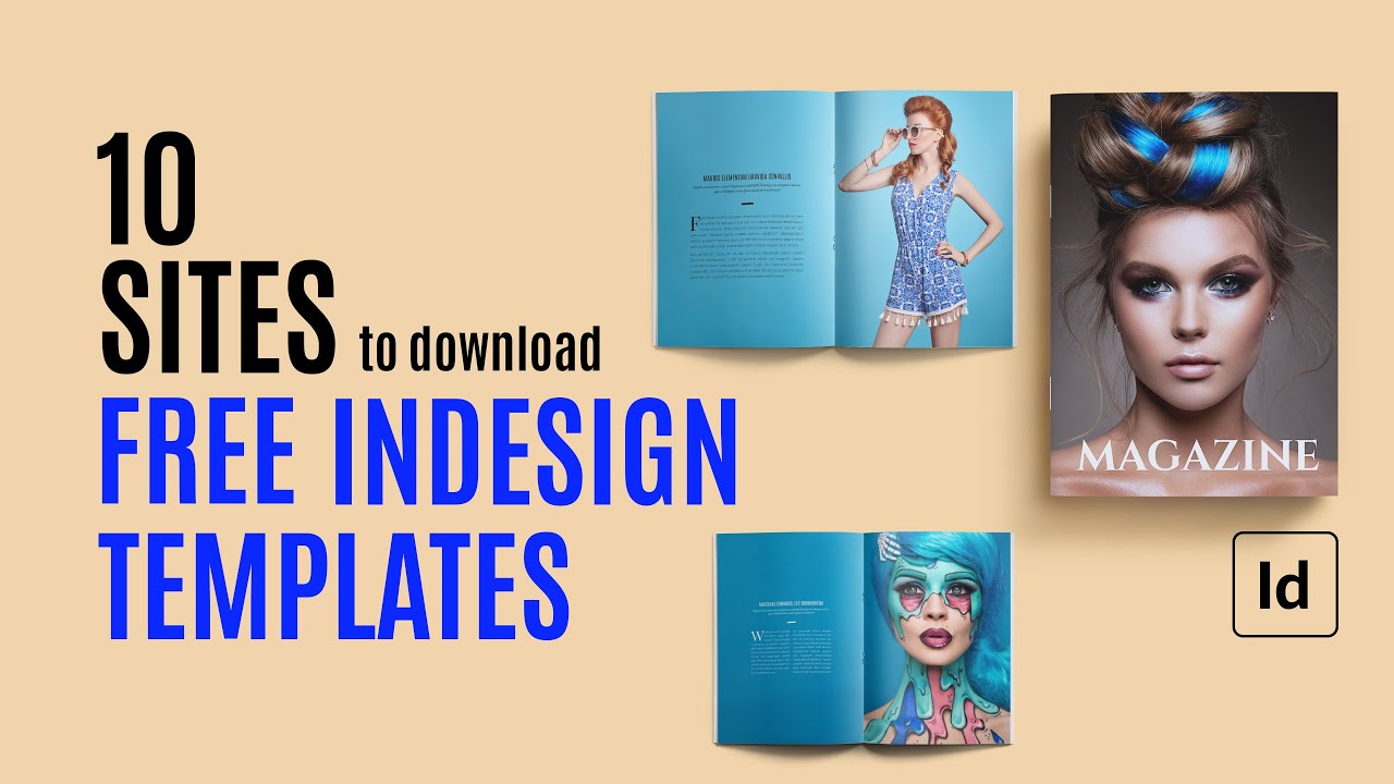 10+ Best Sites to Download Free InDesign Templates