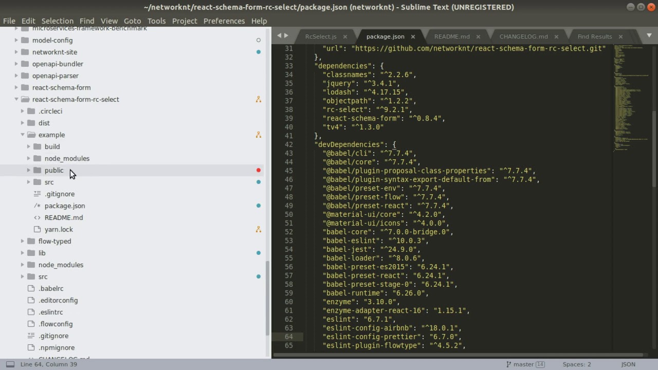 React Schema Form RcSelect Cascade Dropdowns