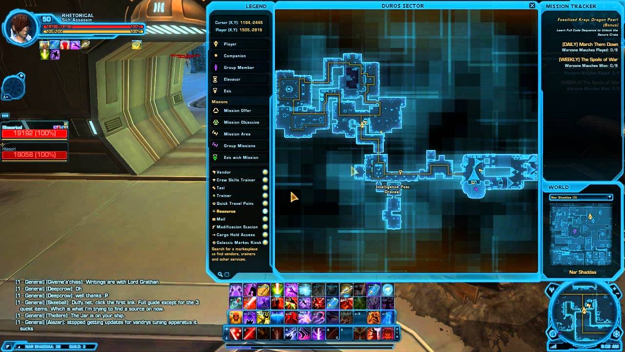 SWTOR :: Grand Acquisitions Race Event (Empire) Item Guide :: 