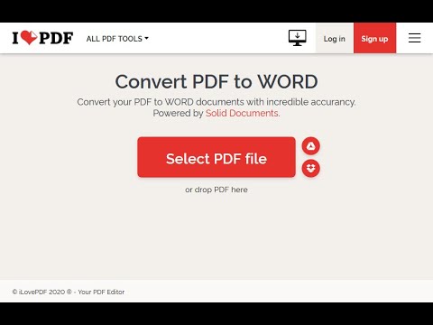 How to Convert PDF to Word online For Free