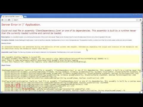 Could not load file or assembly log4net version 1-2 10-0 - virtualbopqe