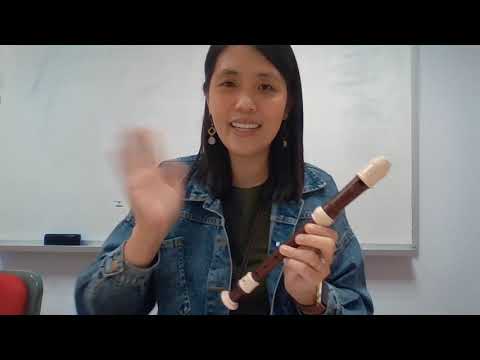 C' D' and Bflat on the Recorder Demo