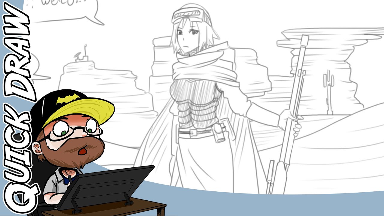 Quick Sketch - Naruto - SciFi 11 - Sand Bandit Matsuri