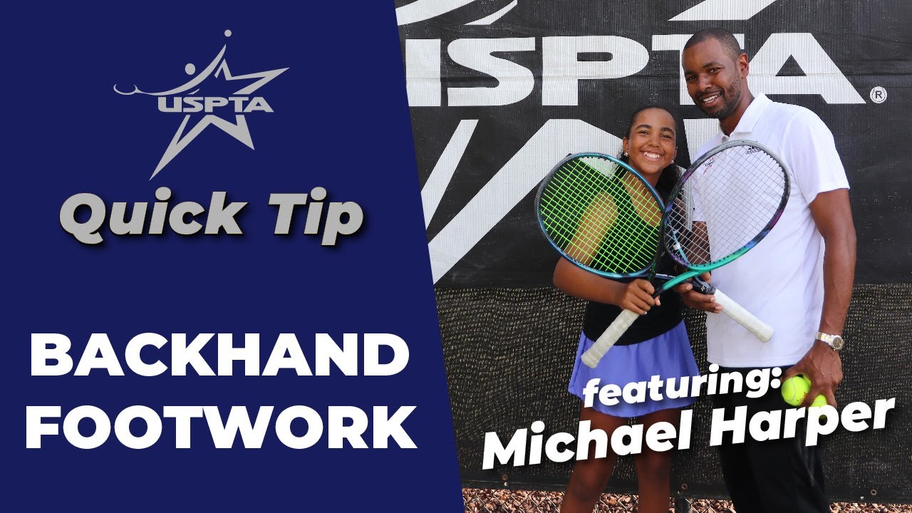 USPTA Quick Tip -- Timing Your Backhand Footwork