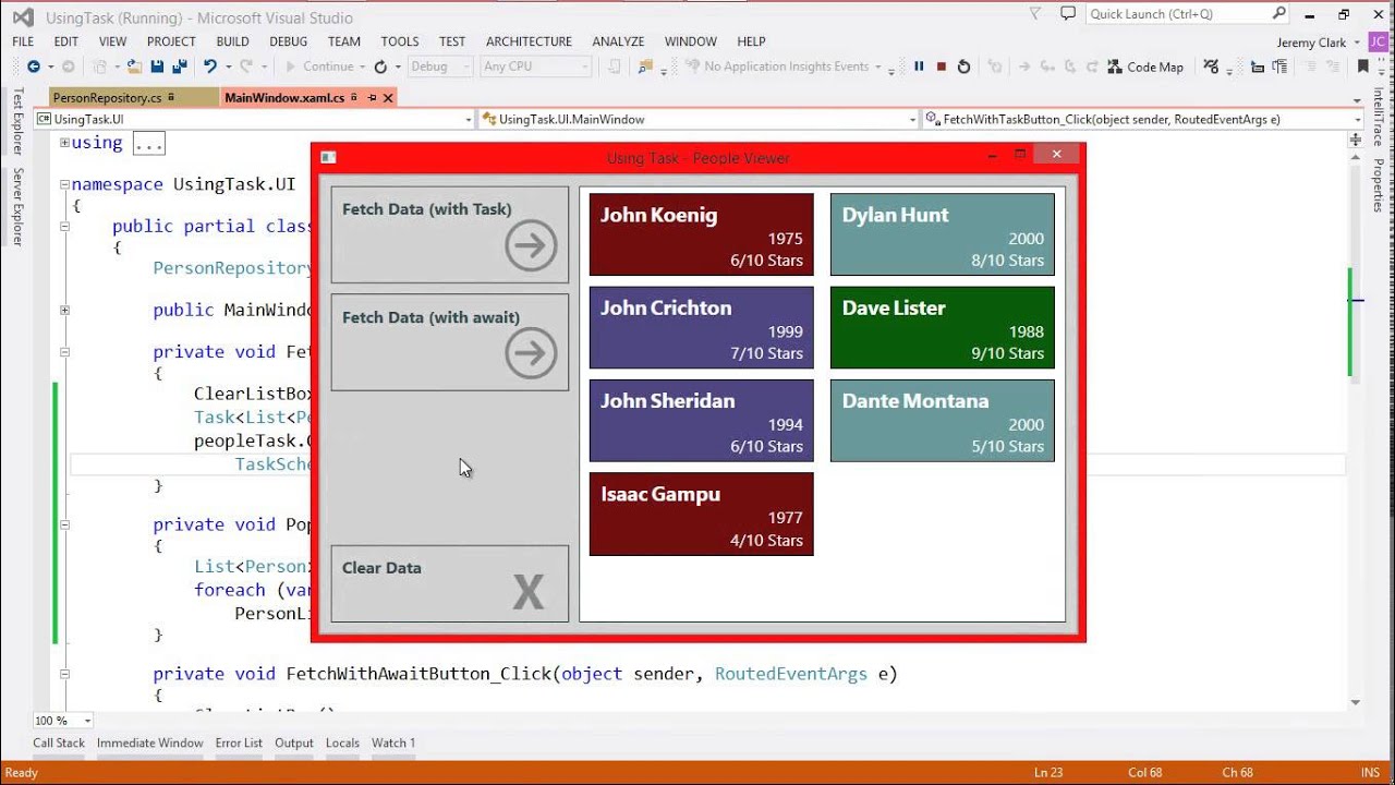 JeremyBytes - Task and Await in C# - Part 1: Consuming Asynchronous Methods