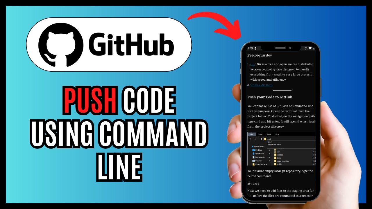 How To PUSH CODE To GITHUB Using COMMAND LINE 2024!