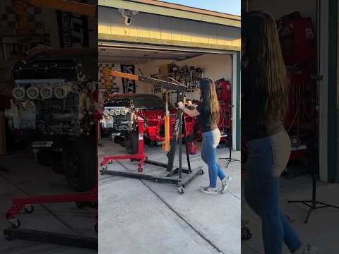 Happy 4th! Taking the k24 off the engine stand