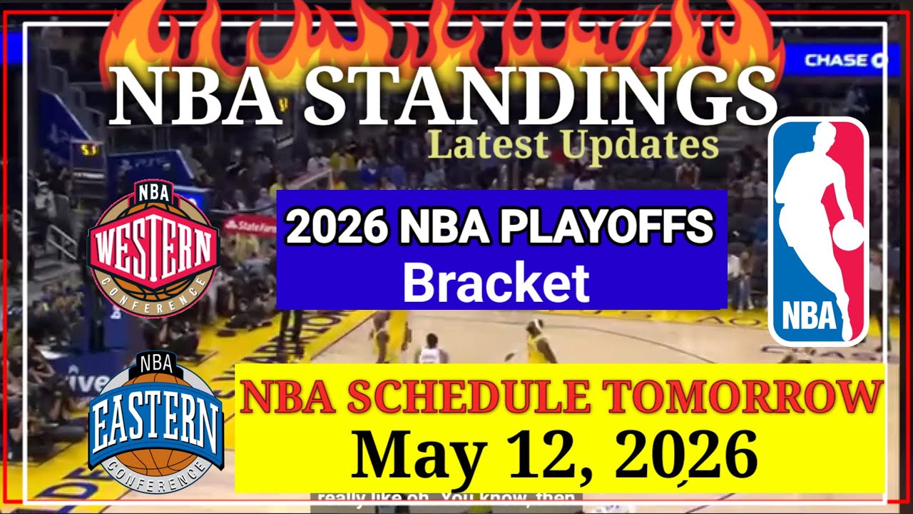 NBA Standings Playoffs May 11, 2026 | NBA Playoffs 2026 | NBA SCHEDULE May 12, 2026
