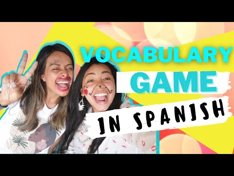 VOCABULARY GAME IN SPANISH - Juego de sinónimos y adjetivos en español