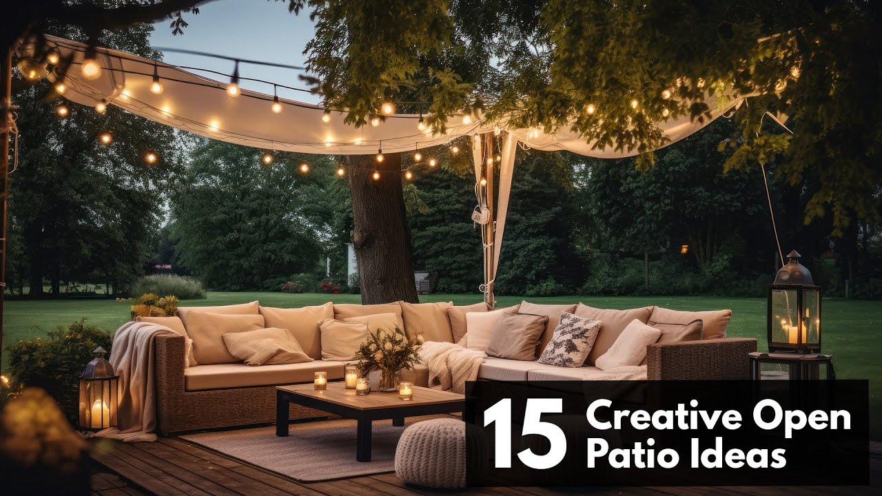 15 Creative Open Patio Ideas for Your Outdoor Space