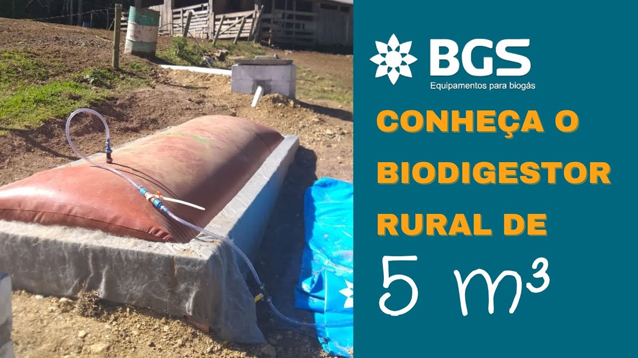 Conheça o Biodigestor de 5 m³ da BGS Equipamentos