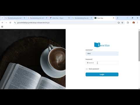 Book Hub Mini-Project CCBP 2.0 Tech #ccbp #nxtwave #bookhub #reactjs