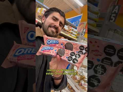 Probando OREOS de CAJETA QUEMADA DELICIOSAS al fin #shorts #short #food #foodie #oreo #cookies #cdmx
