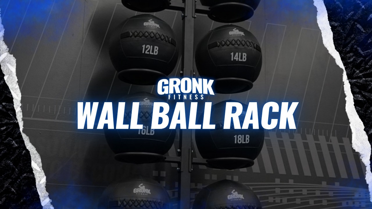 Gronk Fitness Wall Ball Rack | Gronk Fitness Product Highlights