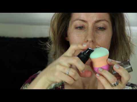 How to apply foundation with a sponge (for beginners)