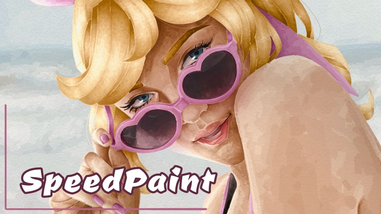 [[Speedpaint] - Beach time!!! | Murder Drones