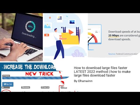 How to download large files faster LATEST 2022 method | how to make large files download faster