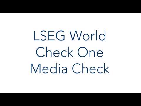 Embed LSEG World Check One Media Check into Your TPRM Program | ProcessUnity LSEG Connector