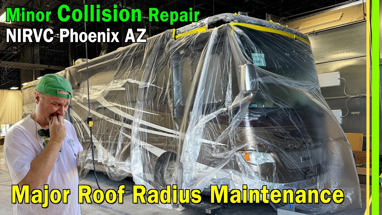NIRVC-Phoenix | MAJOR Motorhome Roof Radius MAINTENANCE | Body Shop Collision Repair | EP368