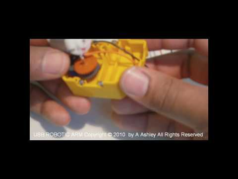 Robotic Arm USB Kit Assembly PART 1 of 5 HD