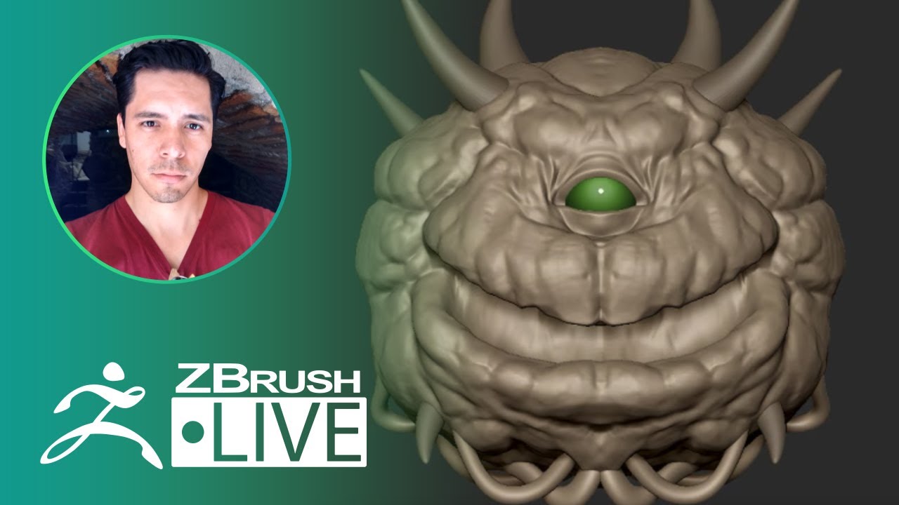 [ES-MX & EN] 3D Model Doom Eternal Creature Cacodemon - Óscar Trejo - Part 1