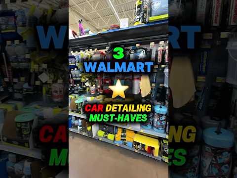 3 Must-Have Car Detailing Products from Walmart. #cardetailingtips #detailingproducts #walmartfinds
