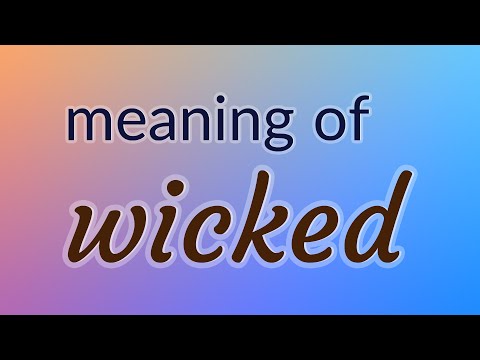 Wicked - 90 English Vocabulary Flashcards