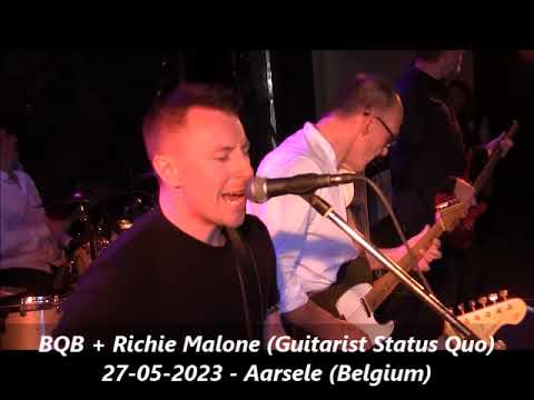 Belgian Quo Band & Richie Malone Guitarist Status Quo Rain