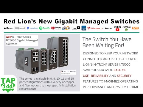 Red Lion's New Line of Managed Gigabit Ethernet Switches