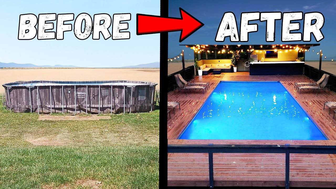 I turned a $500 pool into my DREAM pool