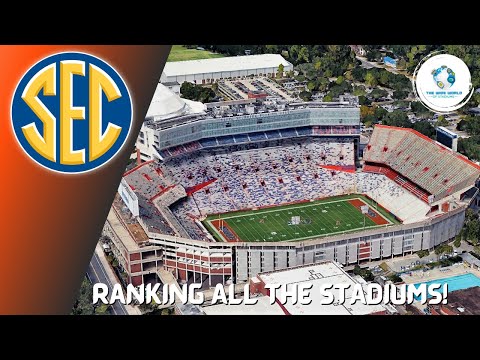 SEC Football Stadiums RANKED!