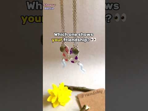 Gotta be the 4th one 👀 #bff #friendship #necklace