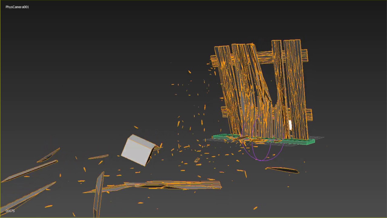 NEXT TUTORIALS - TYFLOW WOOD DESTRUCTION STUDY
