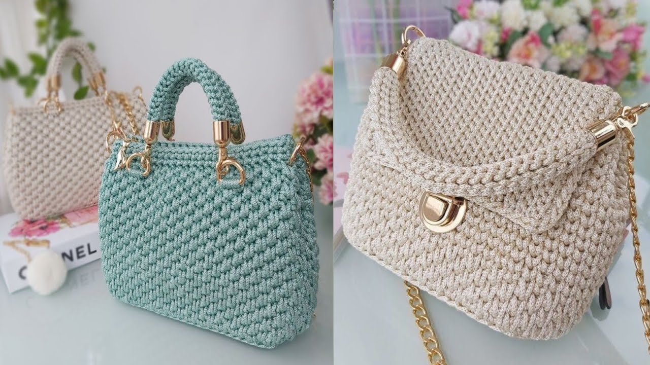 Unique Crochet Handbags Ideas 2026 | Stylish Handmade Tote, Shoulder & Designer Bags