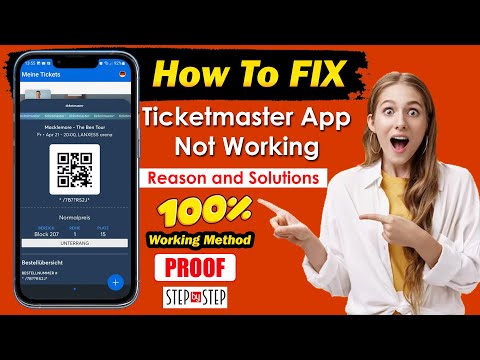 How to fix: Ticketmaster App Not Working- New Updated method 2023
