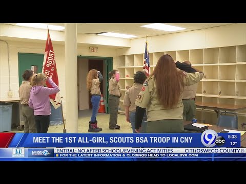Meet the 1st all-girl, Scout BSA Troop in Central New York