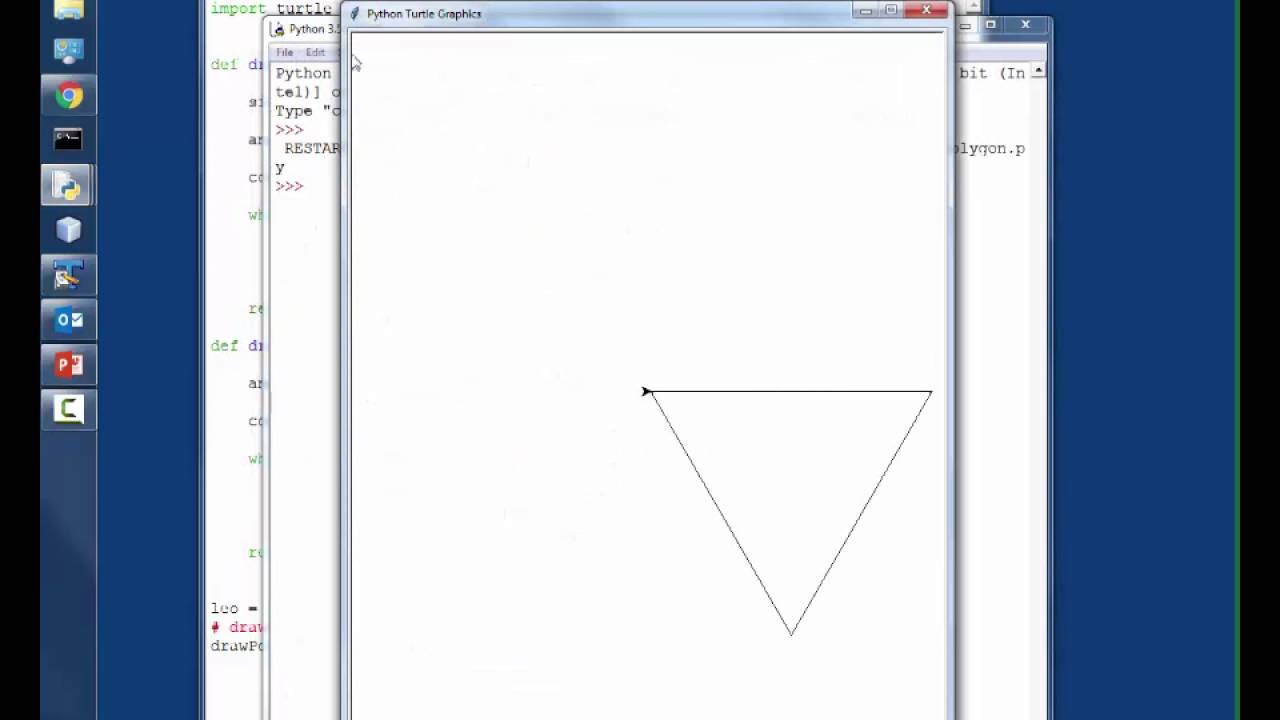 CIT1203 Scripting -- Turtle Loop and drawing a polygon