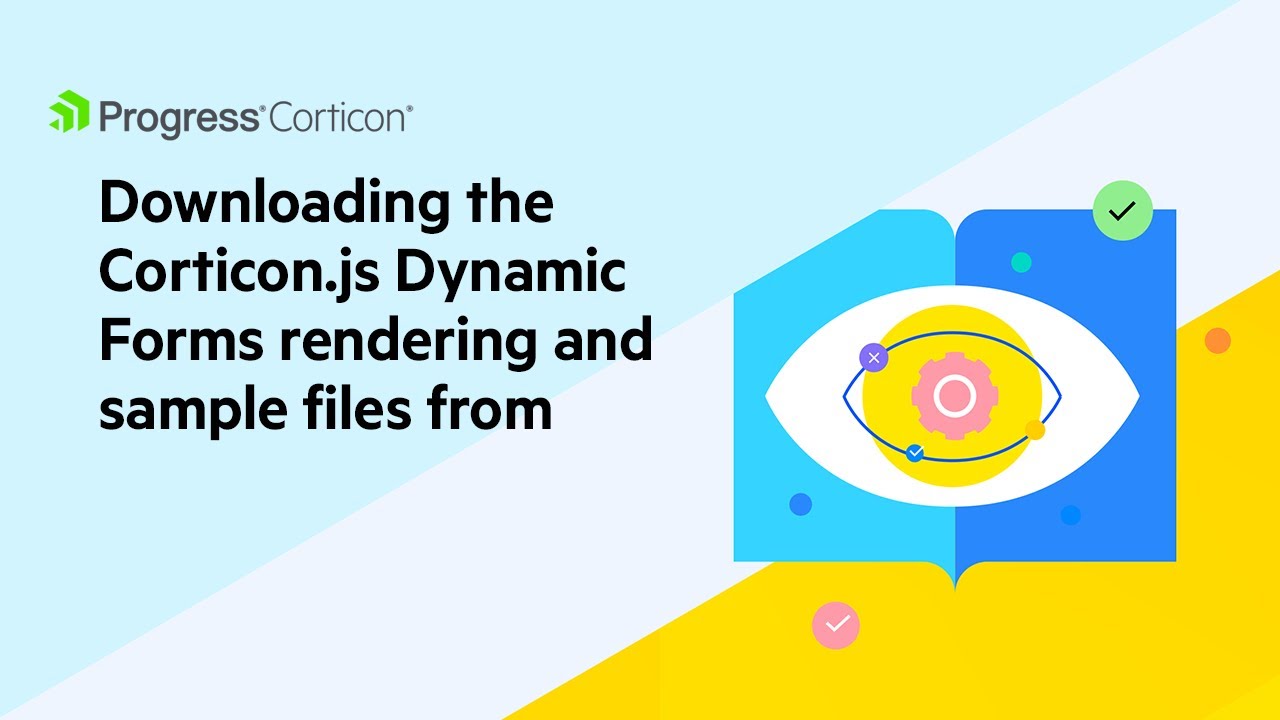 Downloading the Corticon.js Dynamic Forms rendering and sample files from GitHub