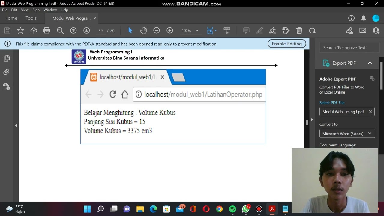 WEB PROGRAMING 1 - PERTEMUAN KE-4