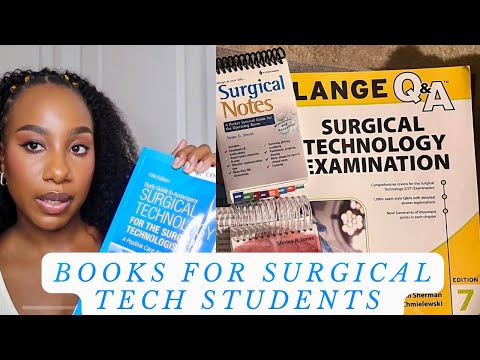 BOOKS FOR SURGICAL TECH STUDENTS | SURGICAL TECHNOLOGY | SURGICAL TECH SCHOOL